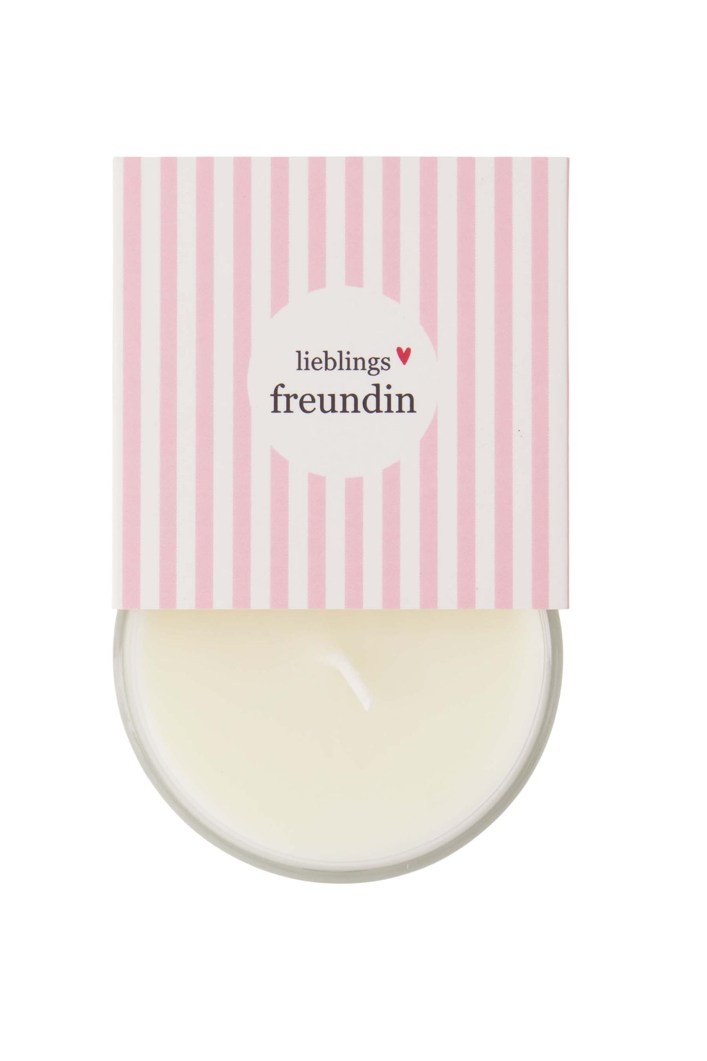 geurkaars in wikkel lieblings freundin | white / pink – Zusss
